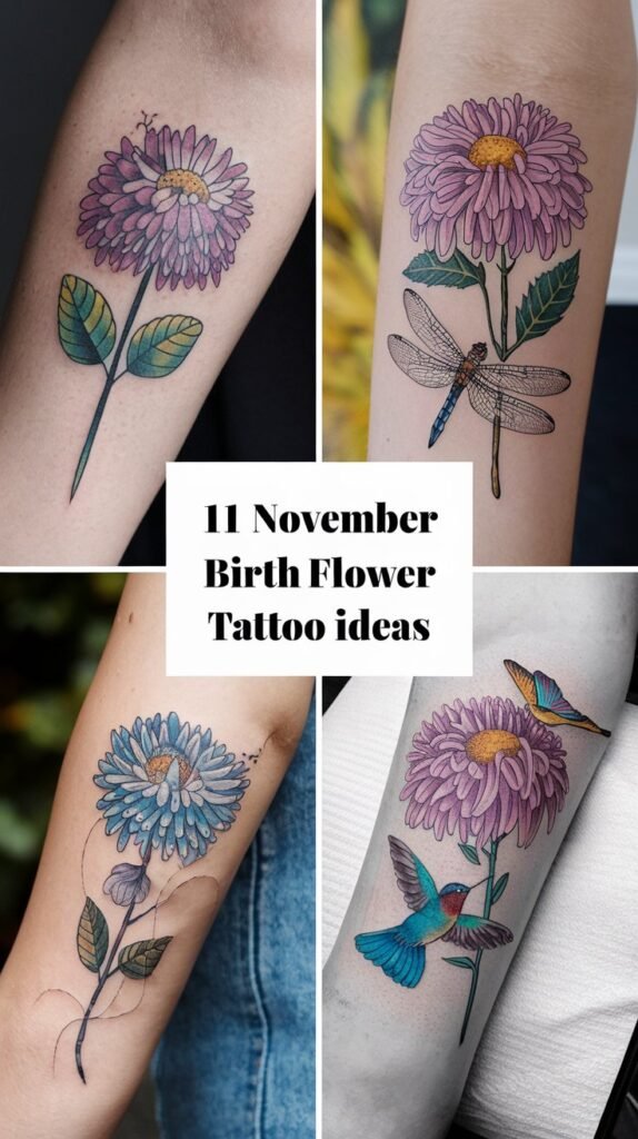 11 Cozy Snug November Birth Flower Tattoo Ideas: A Comprehensive Guide